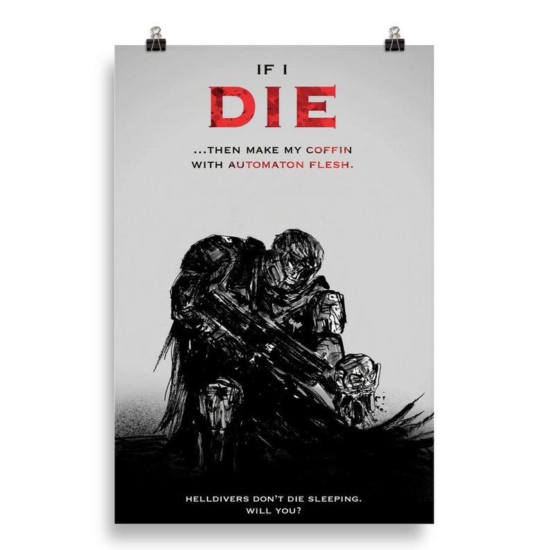 Buy Helldivers 2 Video Game Automaton Flesh Terminids Propaganda ...