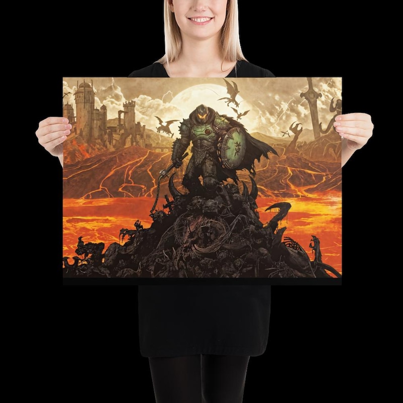 Doom Dark Ages Poster - Etsy