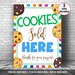 PDF Printable Cookie Booth Sign Bundle, We Accept Payments Sign Cash ...