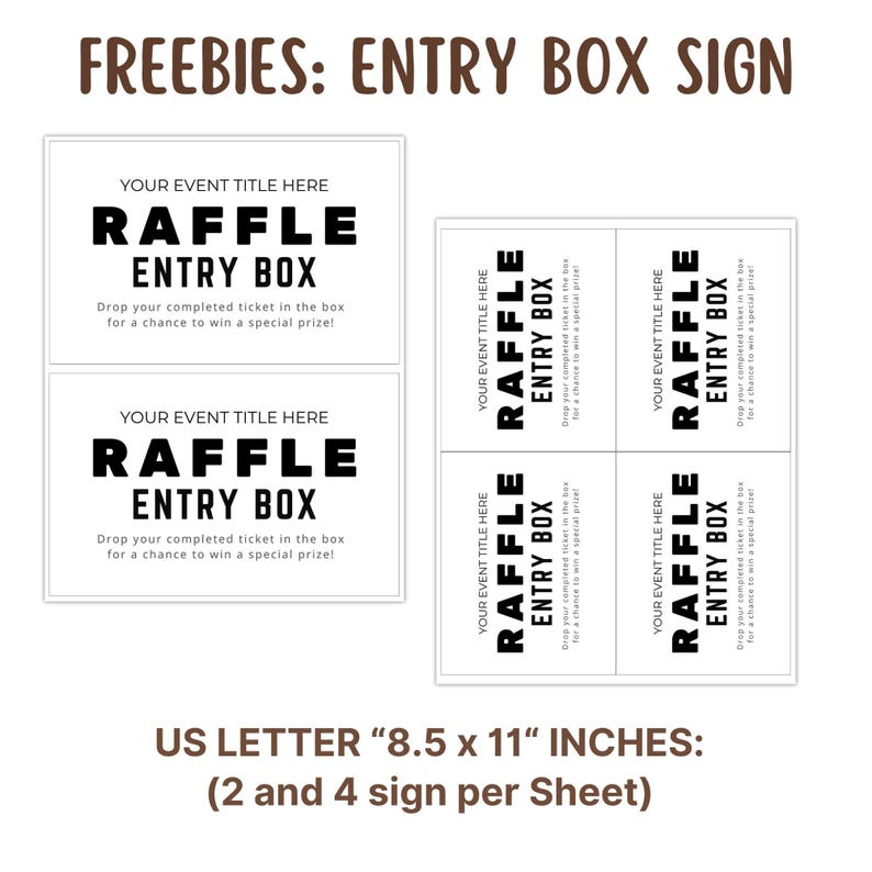 Custom Raffle Ticket Template | DIY Fundraiser Tickets | Canva DIY ...