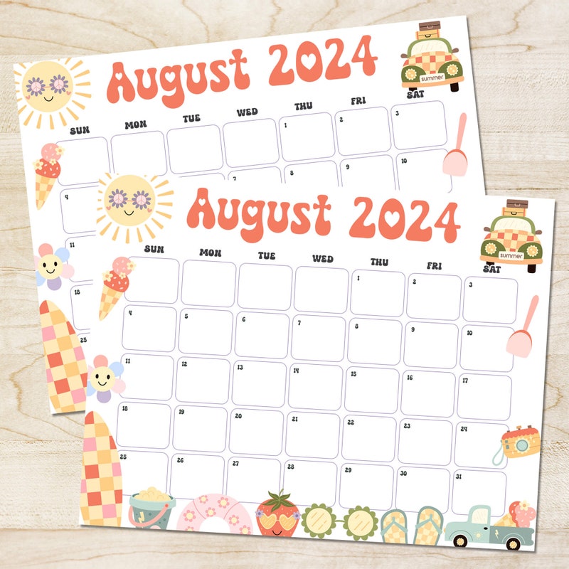Retro Calendar - Etsy