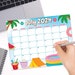 July 2024 Beautiful Summer Calendar, Printable Fillable Summer Calendar ...