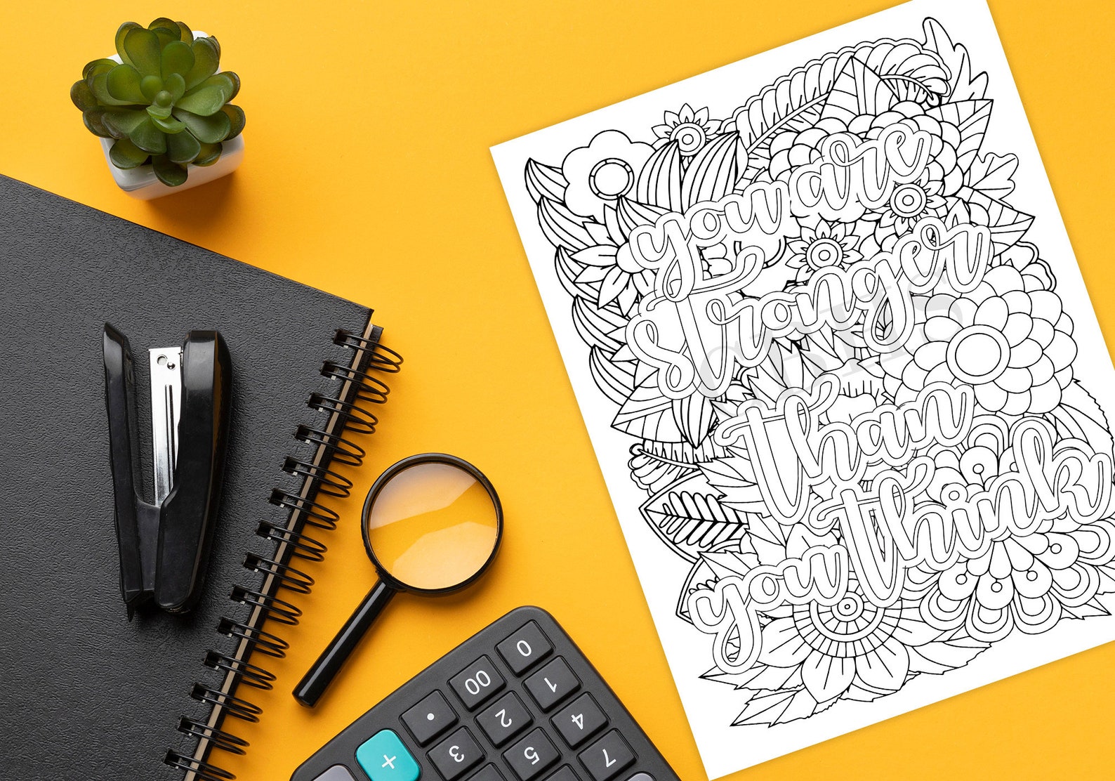 50 Motivational Quote Coloring Pages, Printable Quotes to Color, Teens ...