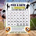 Editable Soccer Fundraiser Pick A Date to Donate Calendar, Football ...