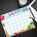 July 2024 Summer Calendar, Printable Cute Beach Summer Vibe Calendar ...