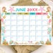 Editable Enchanted Ocean June Calendar | Mermaid Planner Template ...