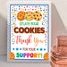 Printable Enjoy Your Cookies Thank You Sign, Cookie Booth Sign, Cookie ...