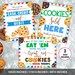 PDF Printable Cookie Booth Sign Bundle, We Accept Payments Sign Cash ...