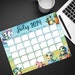 Printable Summer July 2024 Calendar, Cute Underwater Sea Turtle Month ...