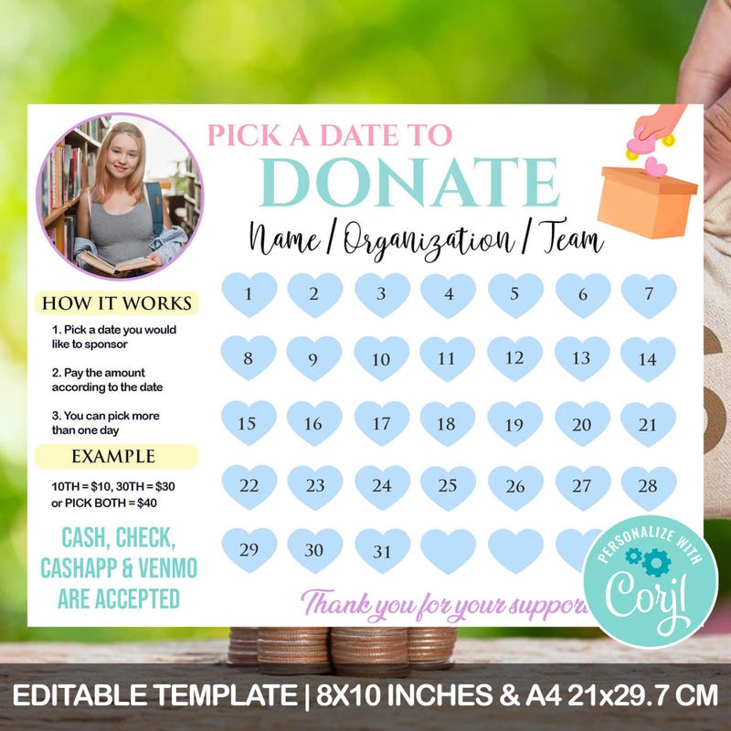Charity Calendar - Etsy