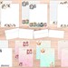 59 Piece Printable Animal Stationary, Cute Girl Stationary Set, PDF ...