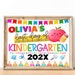 Last Day of Kindergarten With Name Sign Template Editable, Printable ...
