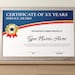 Editable Years of Service Award Printable, Years of Service Certificate ...