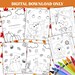 Autumn Coloring Book Bundle, Autumn Coloring Page for Kid, PDF Autumn ...