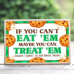 Printable Donate Cookies to the Military Troops, PDF If You Can't Eat ...