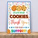 Printable Enjoy Your Cookies Thank You Sign, Cookie Booth Sign, Cookie ...