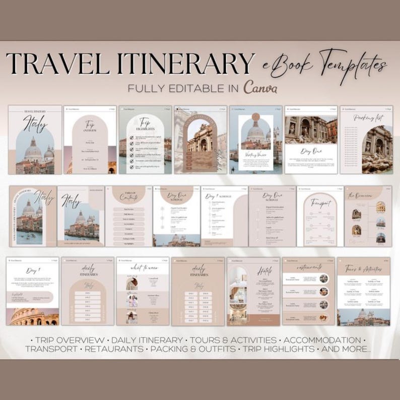 Digital Travel Journal, Goodnotes Travel Planner, Travel Itinerary ...