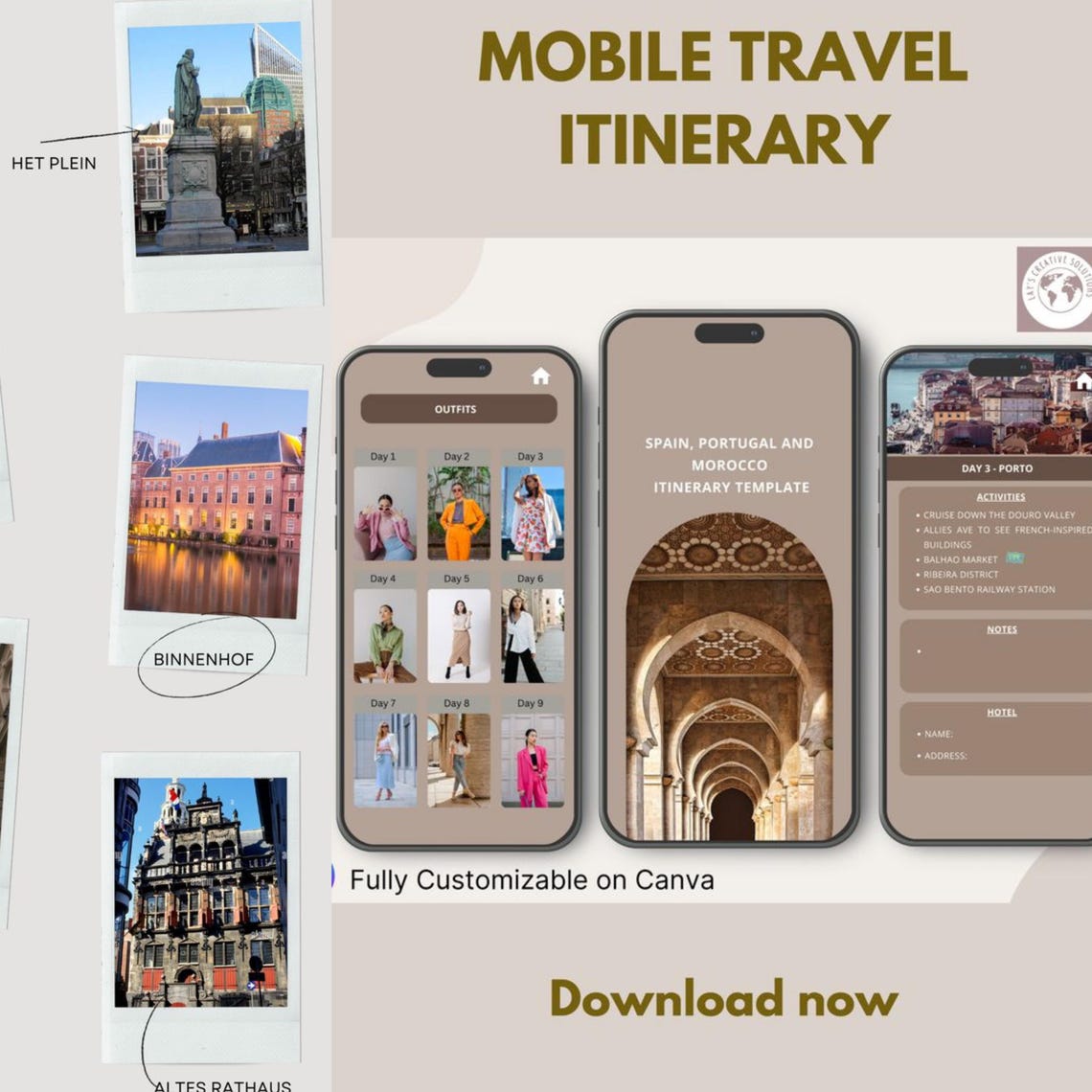 Digital Travel Journal, Goodnotes Travel Planner, Travel Itinerary ...