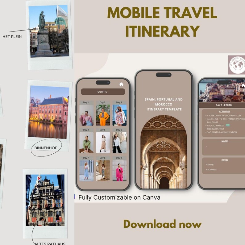 Digital Travel Journal, Goodnotes Travel Planner, Travel Itinerary ...