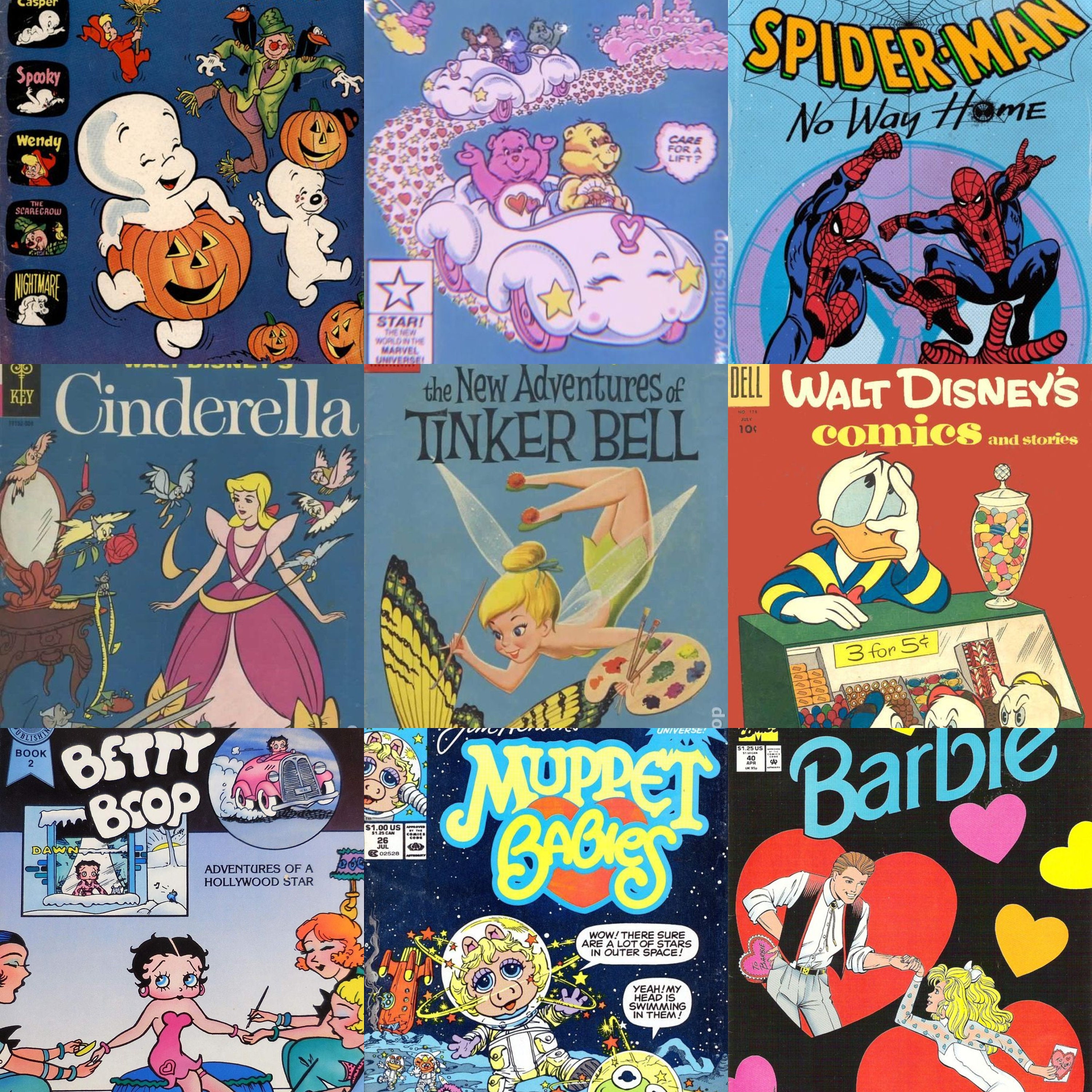 Retro Cartoon Vintage Digital Photos 100 DIGITAL PRINTS - Etsy