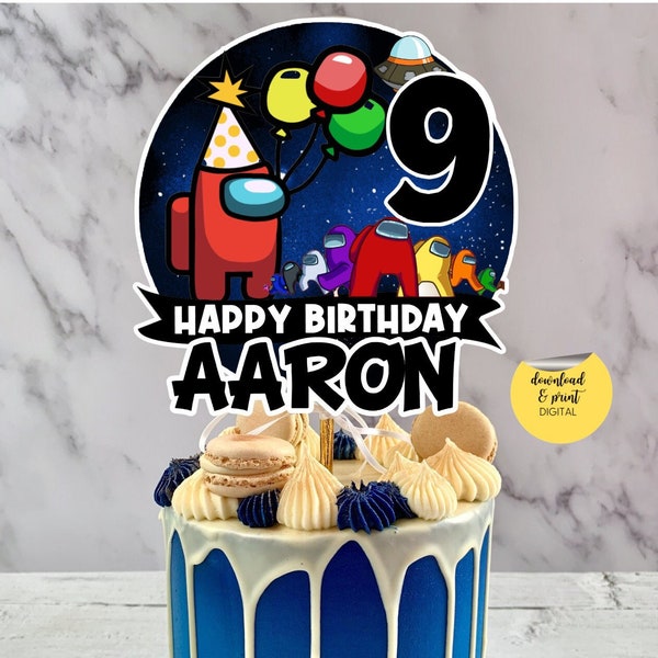 Among Us Cake - Etsy