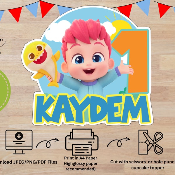 Bebefinn Cake Topper - Etsy