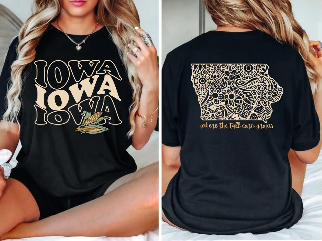 Iowa State Shirts, Travel Gifts, Made in Iowa, Home Tee, Midwest is ...