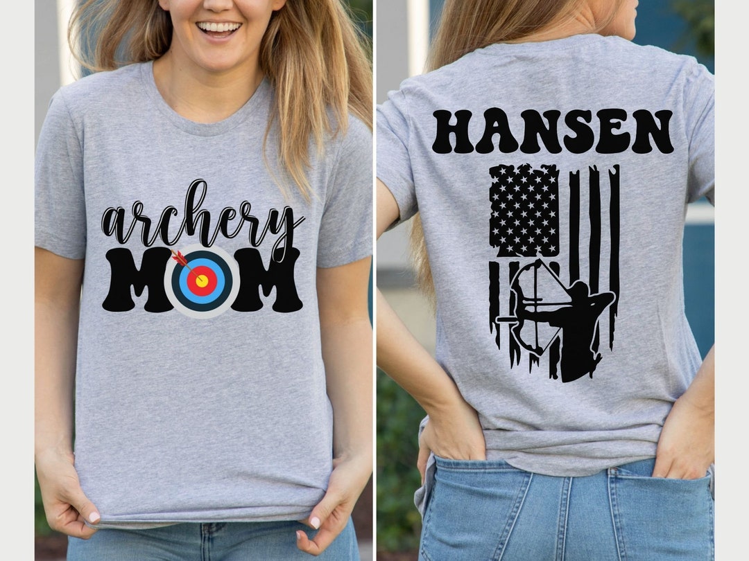 Custom Archery Mom Shirt, Personalized Archery Mama Tshirt, Mother's ...