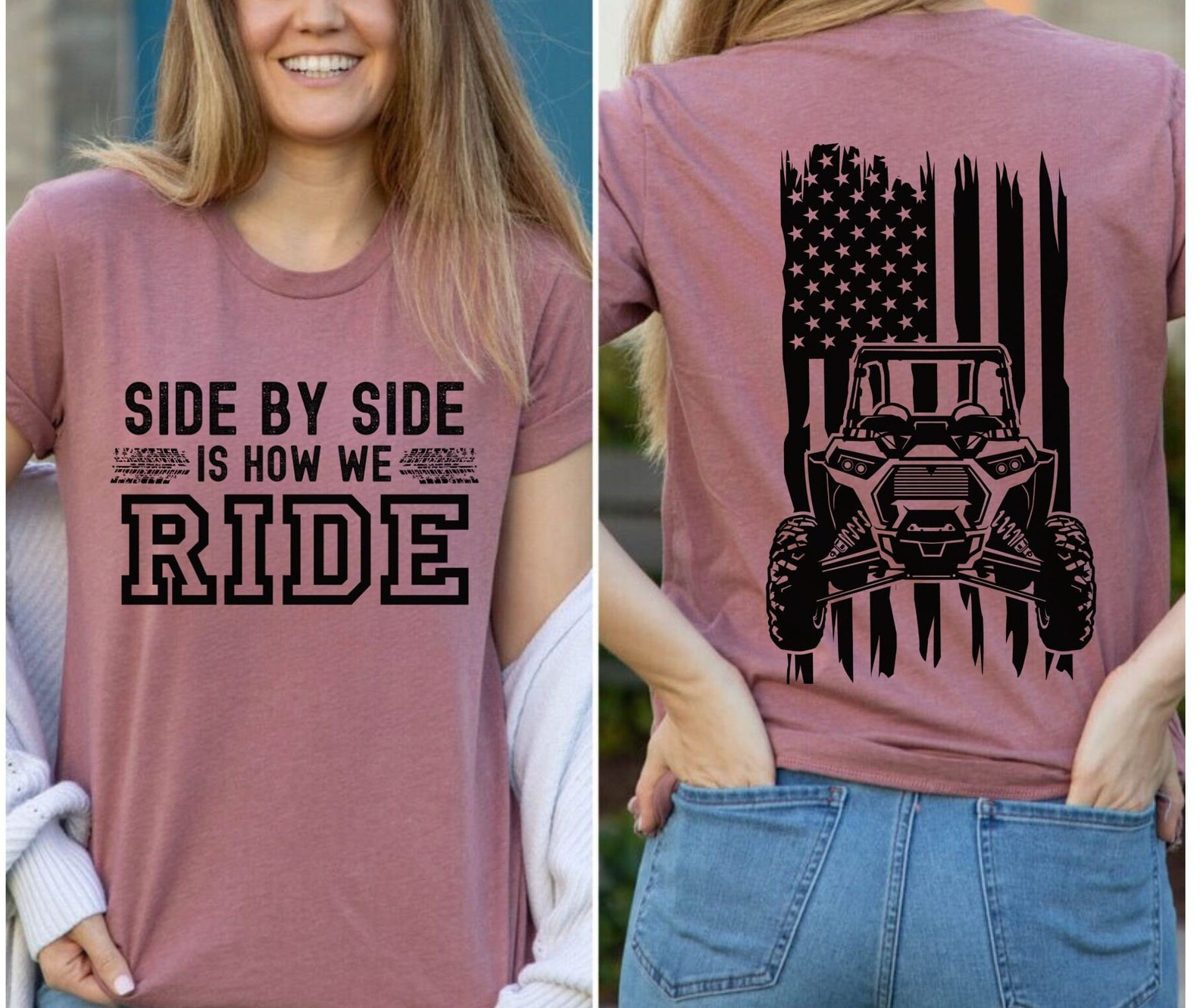 Sxs Side by Side T-shirt, UTV Shirt, Side by Side is How We Ride, off ...