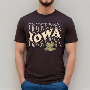 Iowa State Shirts, Travel Gifts, Made in Iowa, Home Tee, Midwest is ...