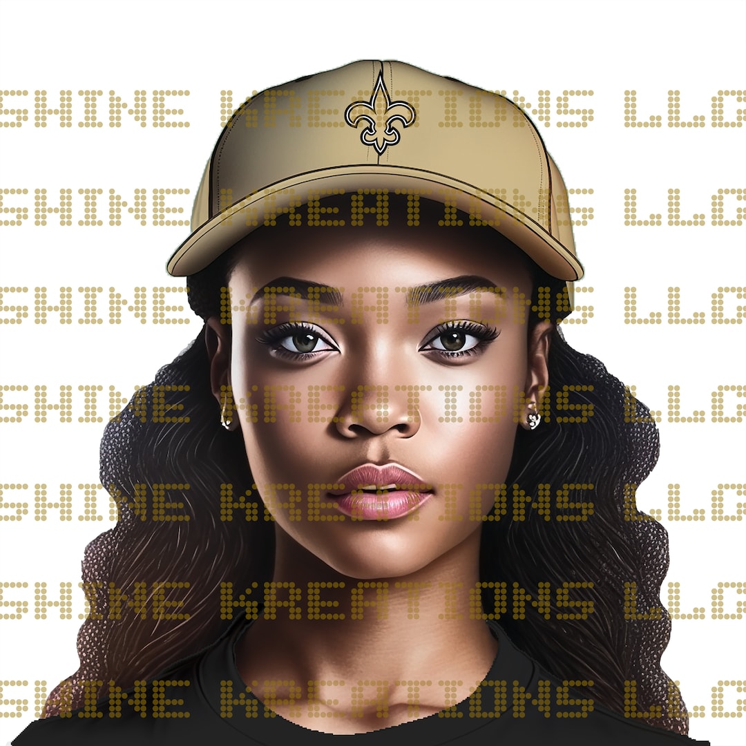 African American NO Fan Girl With Cap - Etsy