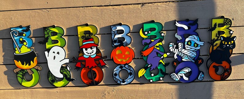 Halloween Door Sign | Scarecrow Halloween Door Sign | Wood Halloween ...