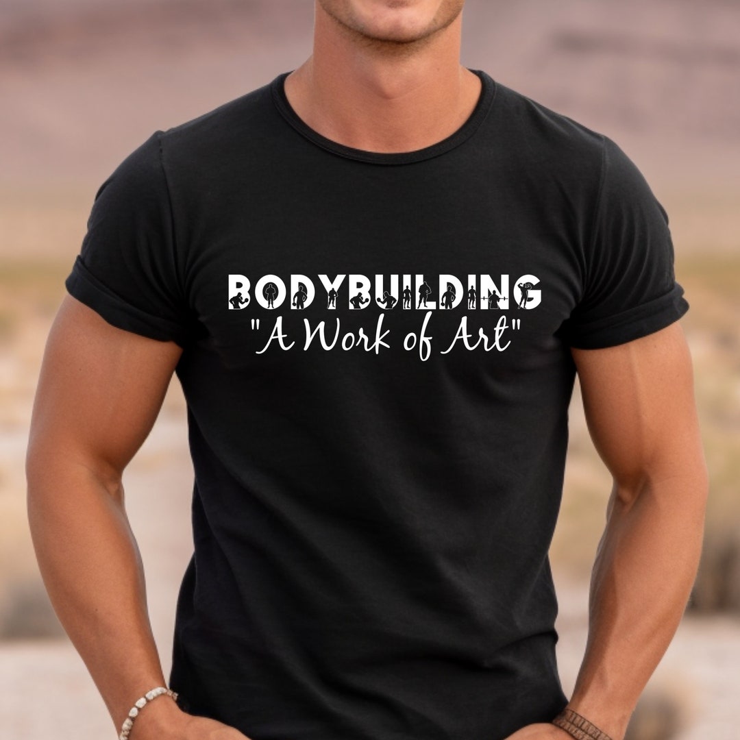 Bodybuilding 'work of Art' T-shirt, Unisex Jersey Tee - Etsy