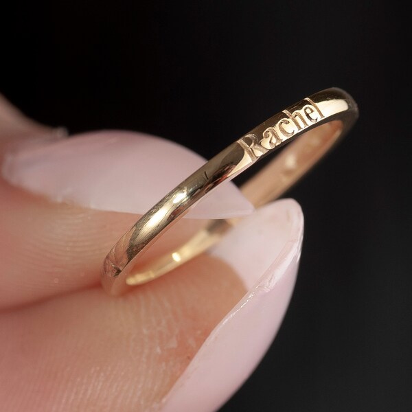 Gold Promise Ring - Etsy