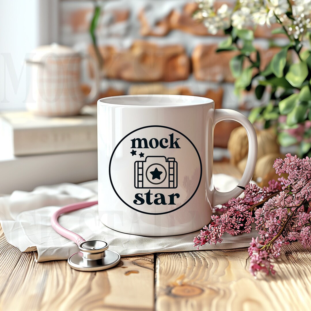 Nurse Mug Mockup, Doctor White Ceramic Mug Mockup, Blank Printify 11 Oz ...