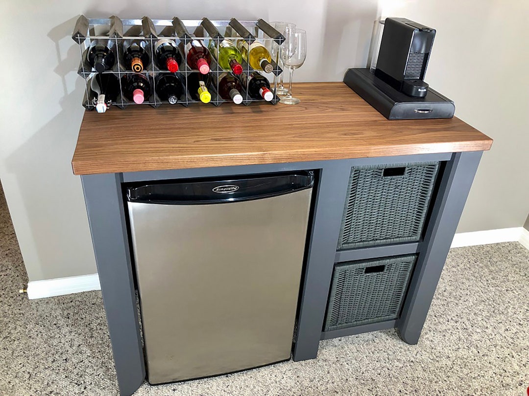 Fridge Cabinet Wine or Coffee Bar | DIY Plan | PDF File Only - Etsy