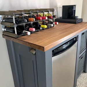 Fridge Cabinet Wine or Coffee Bar | DIY Plan | PDF File Only - Etsy