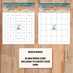 Bingo Game Bundle PDF | Road Trip, City Sights, Beach & Nature Bingo ...