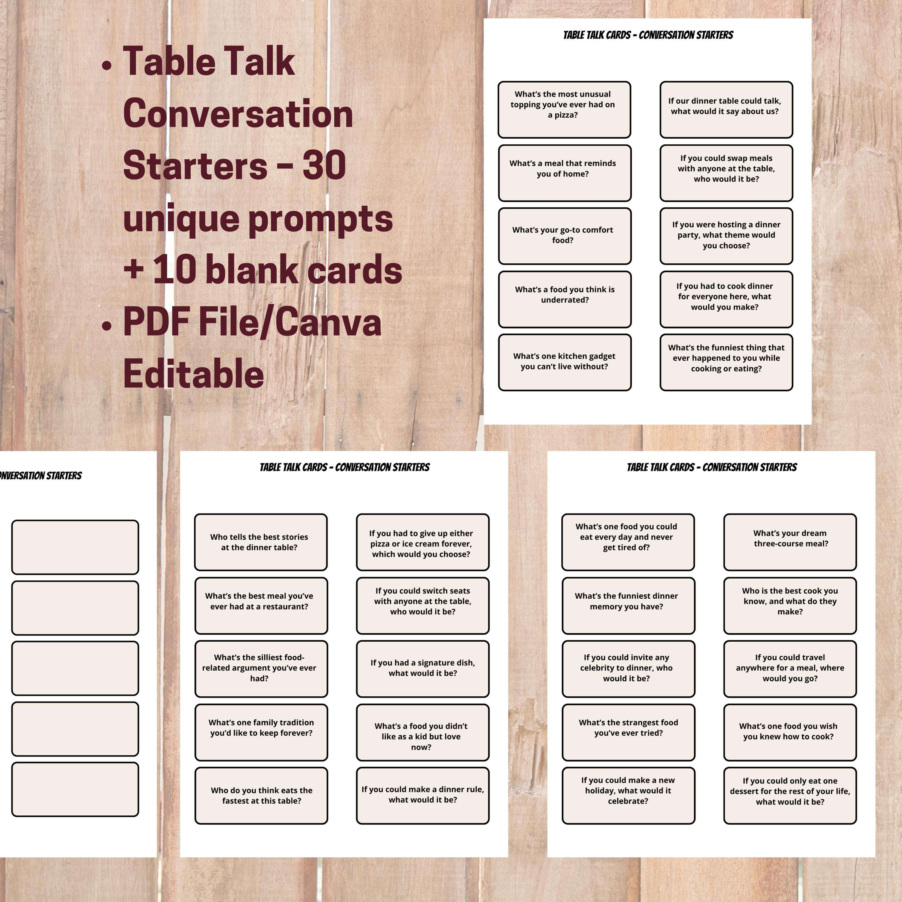 Minimalist Dinner Party Games Bundle: Trivia & Scavenger Hunt, Digital ...