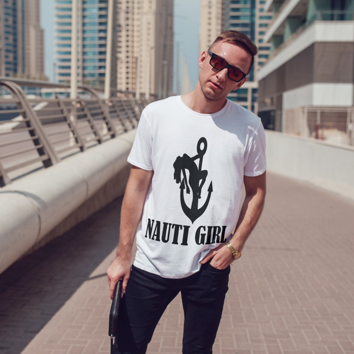 Nauti Girl Quote SVG Art Playful Nautical Digital - Etsy