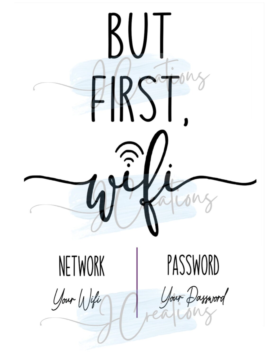 But First Wifi, Wifi Password Sign, Wooden Wifi Sign, 8x10 Wifi Sign ...
