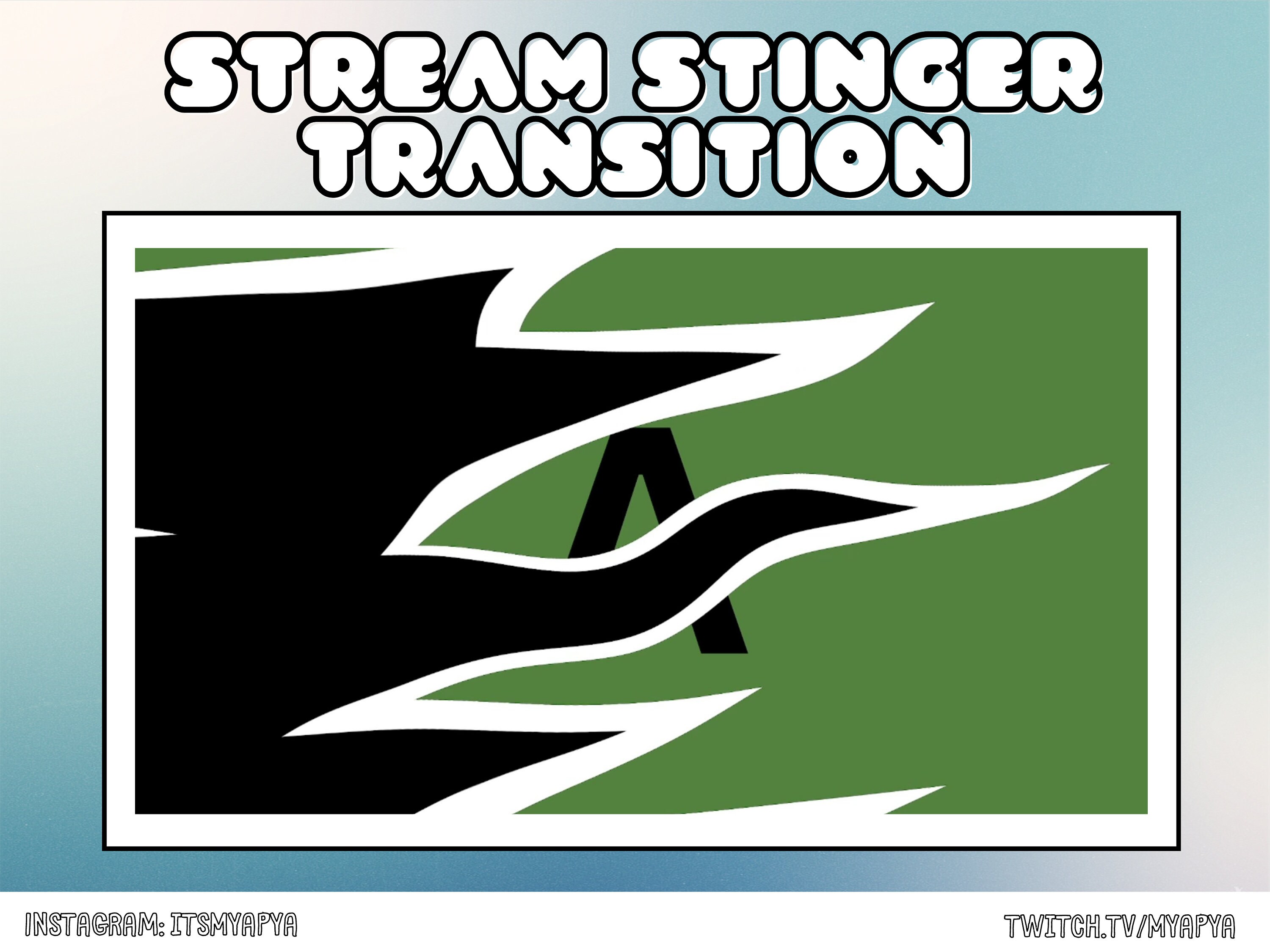 Black Waves Animated Stinger Transition for Twitch | Scene Transition ...