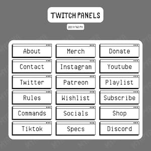 Retro Minimal Animated Twitch Scene Overlay Package, Aesthetic Setup ...