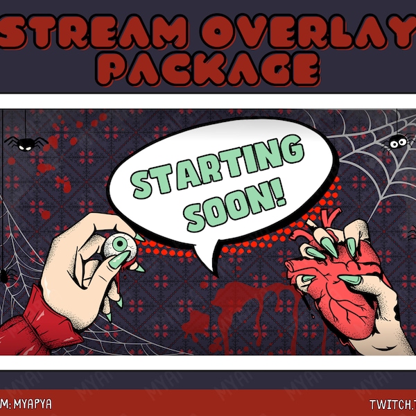 Comic Animated Webcam Overlay - Etsy