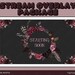 Gothic Roses Animated Scene Overlay Package for Twitch, Aesthetic Setup ...