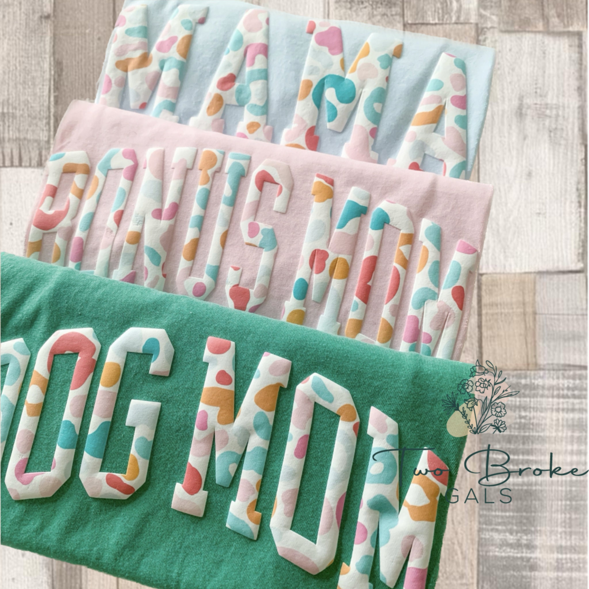 NEW 3D Puff Leopard Multicolor Puff Tee Personalized Puff Vinyl T-shirt ...