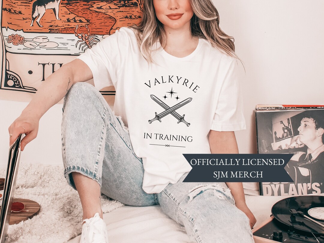 Valkyrie in Training Shirt, Official SJM Merch, ACOTAR Shirt, A Court ...
