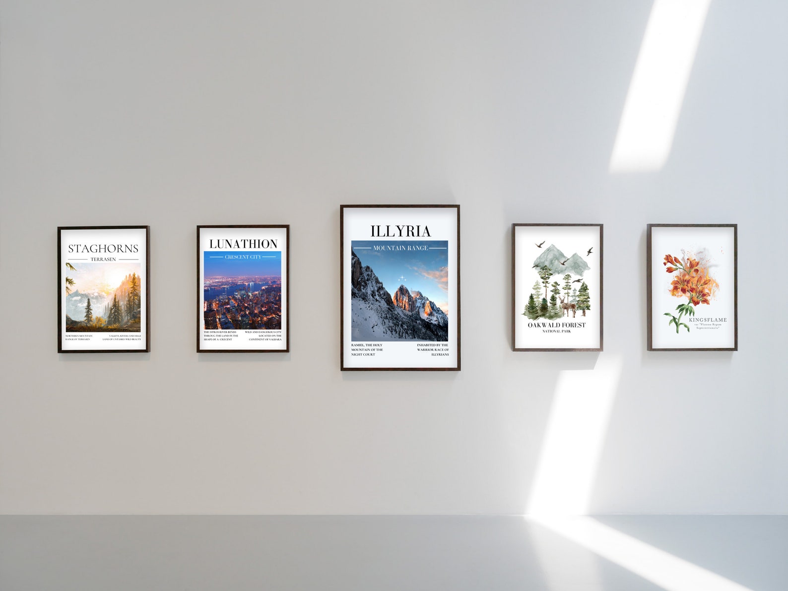 SJM Wall Art Bundle, Throne of Glass Wall Art Bundle, Official SJM ...