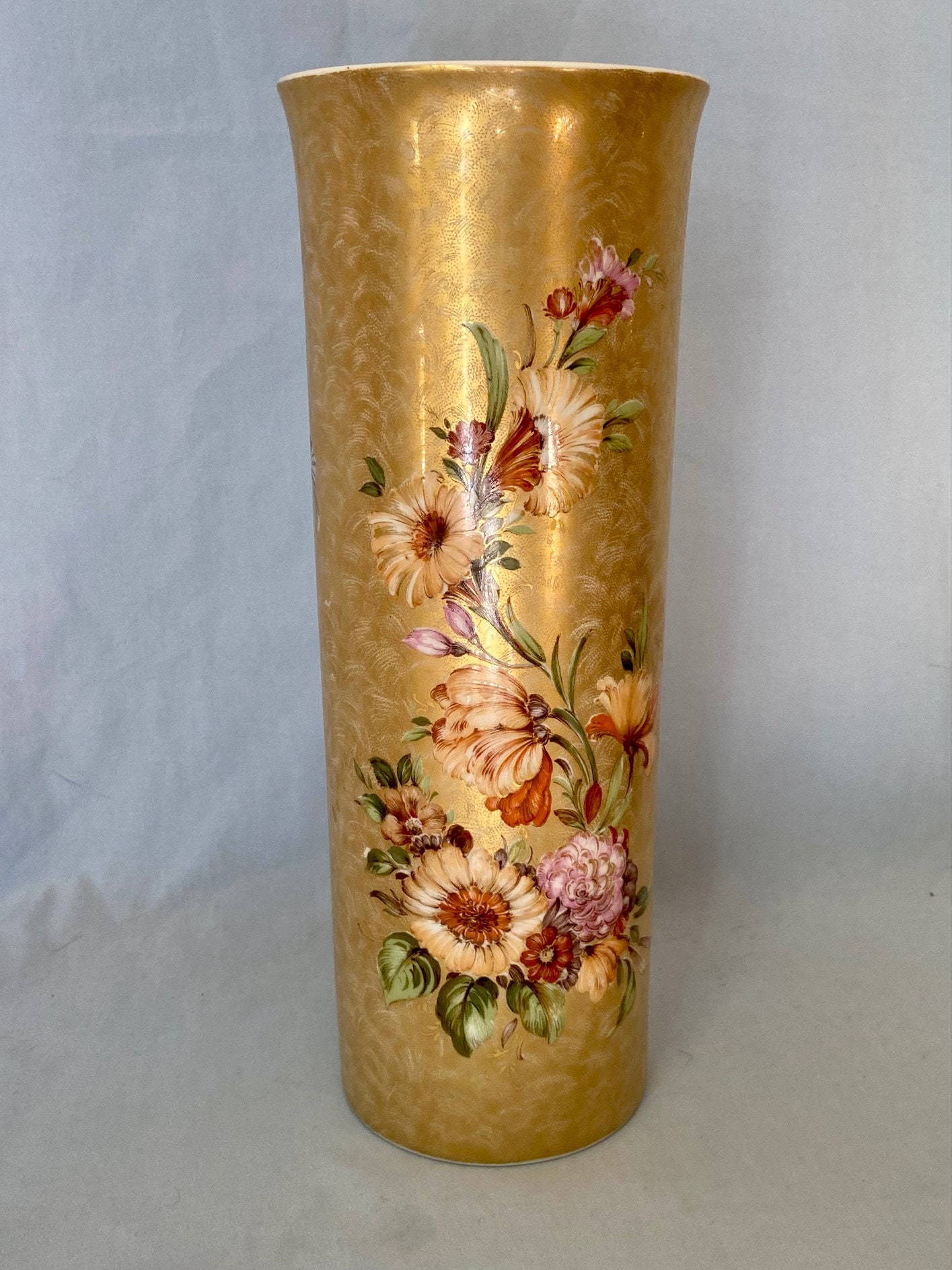 Vintage Hand-painted Gold Floral Kaiser Traumerei Nossek - Etsy