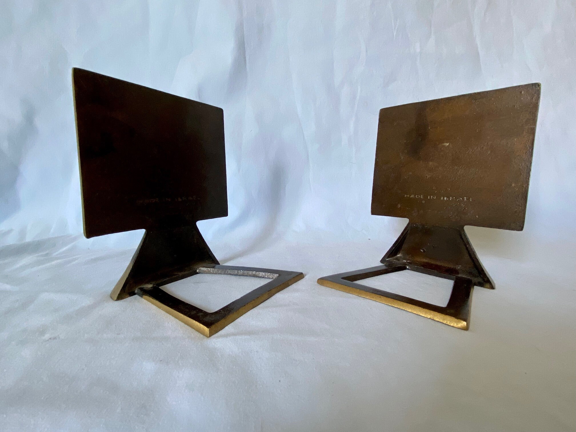 Vintage Brass 12 Tribes of Israel Bookend Set of Two - Etsy